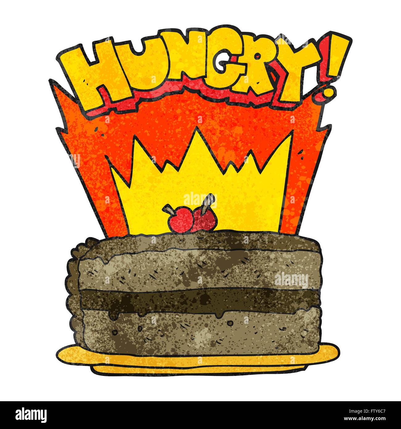 freehand textured cartoon cake Stock Vector Image & Art - Alamy