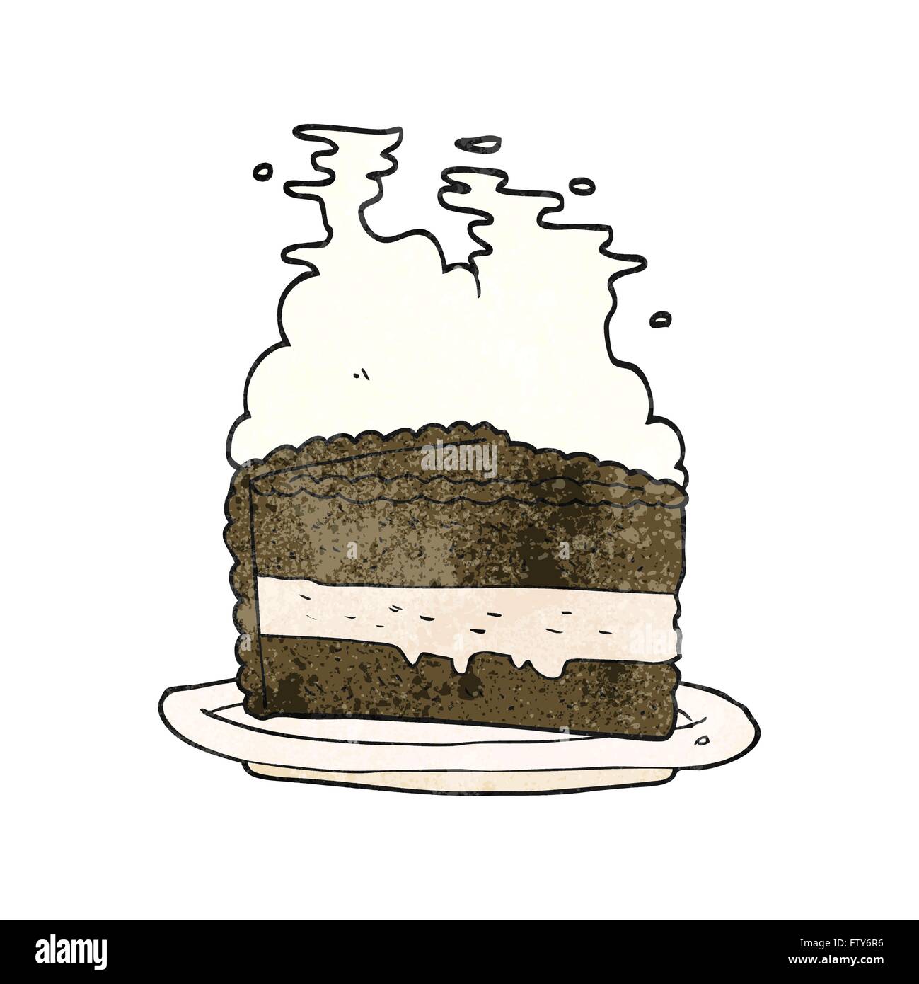 freehand textured cartoon cake Stock Vector Image & Art - Alamy