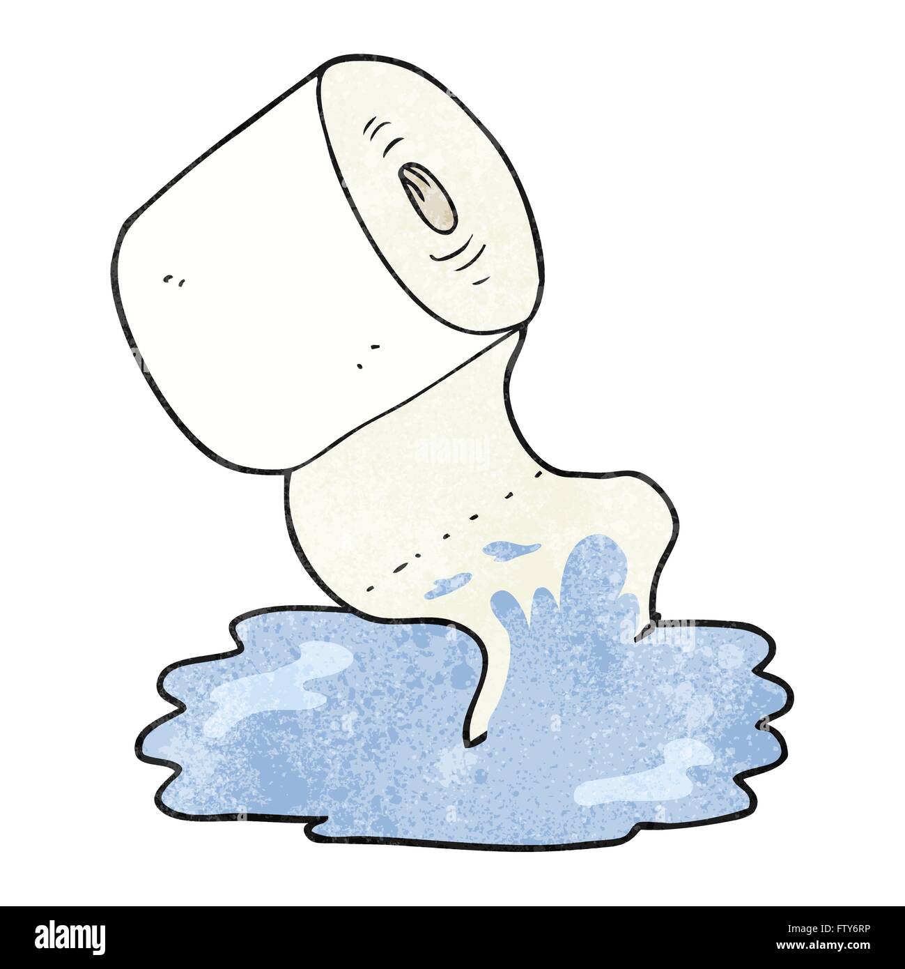 freehand textured cartoon kitchen roll Stock Vector Image & Art - Alamy