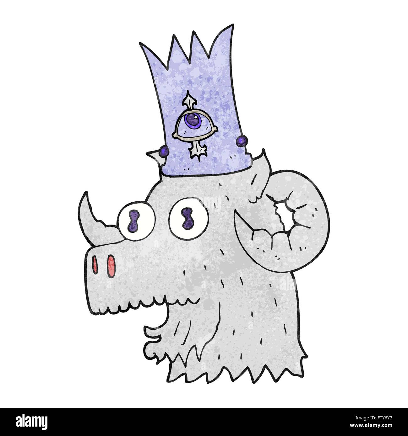 Crown and horns Stock Vector Images - Alamy