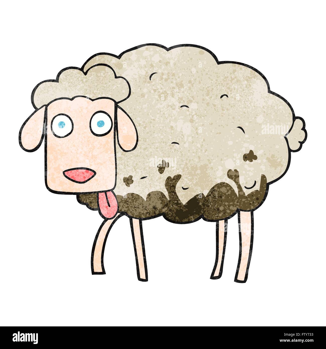Muddy sheep Cut Out Stock Images & Pictures - Alamy