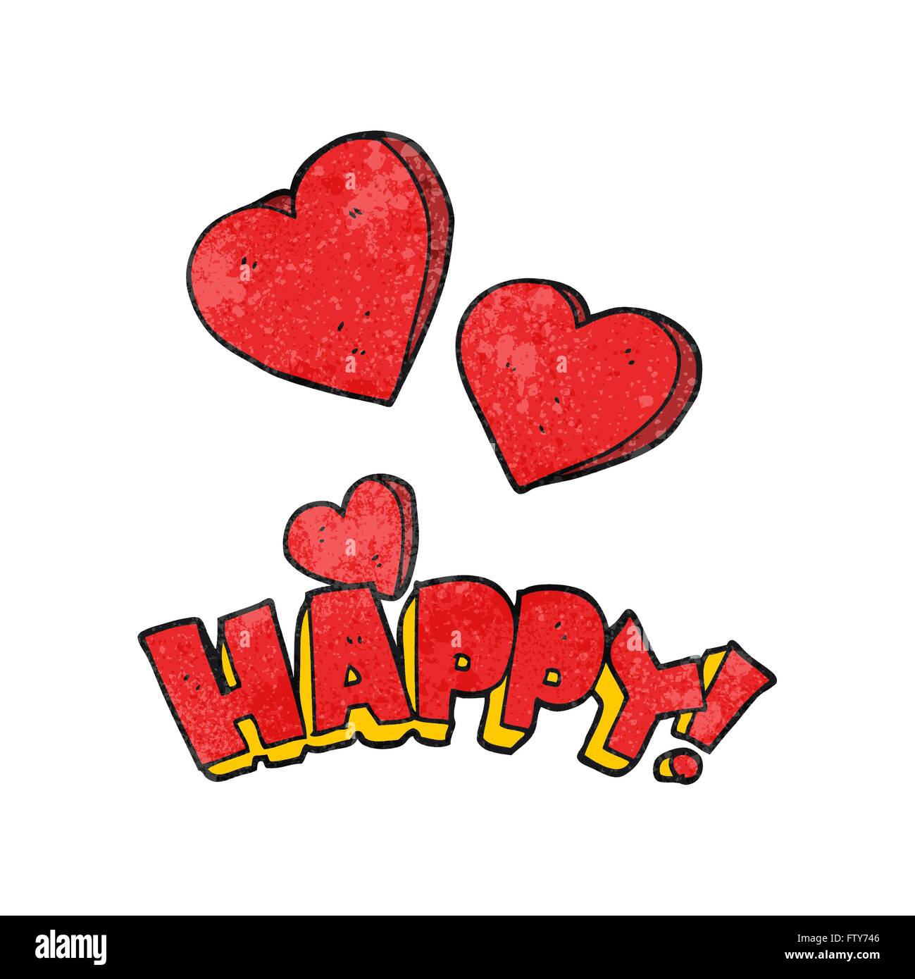 freehand textured happy symbol Stock Vector Image & Art - Alamy