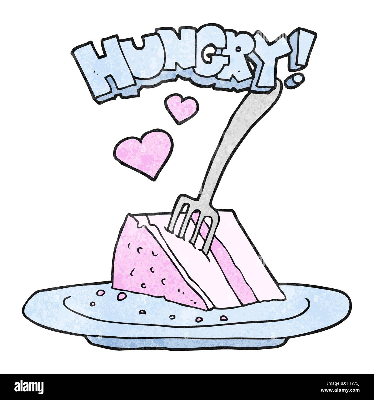 freehand textured cartoon lovely cake Stock Vector Image & Art - Alamy