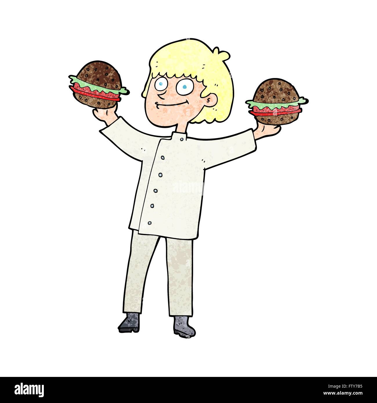 Cartoon burgers Cut Out Stock Images & Pictures - Alamy