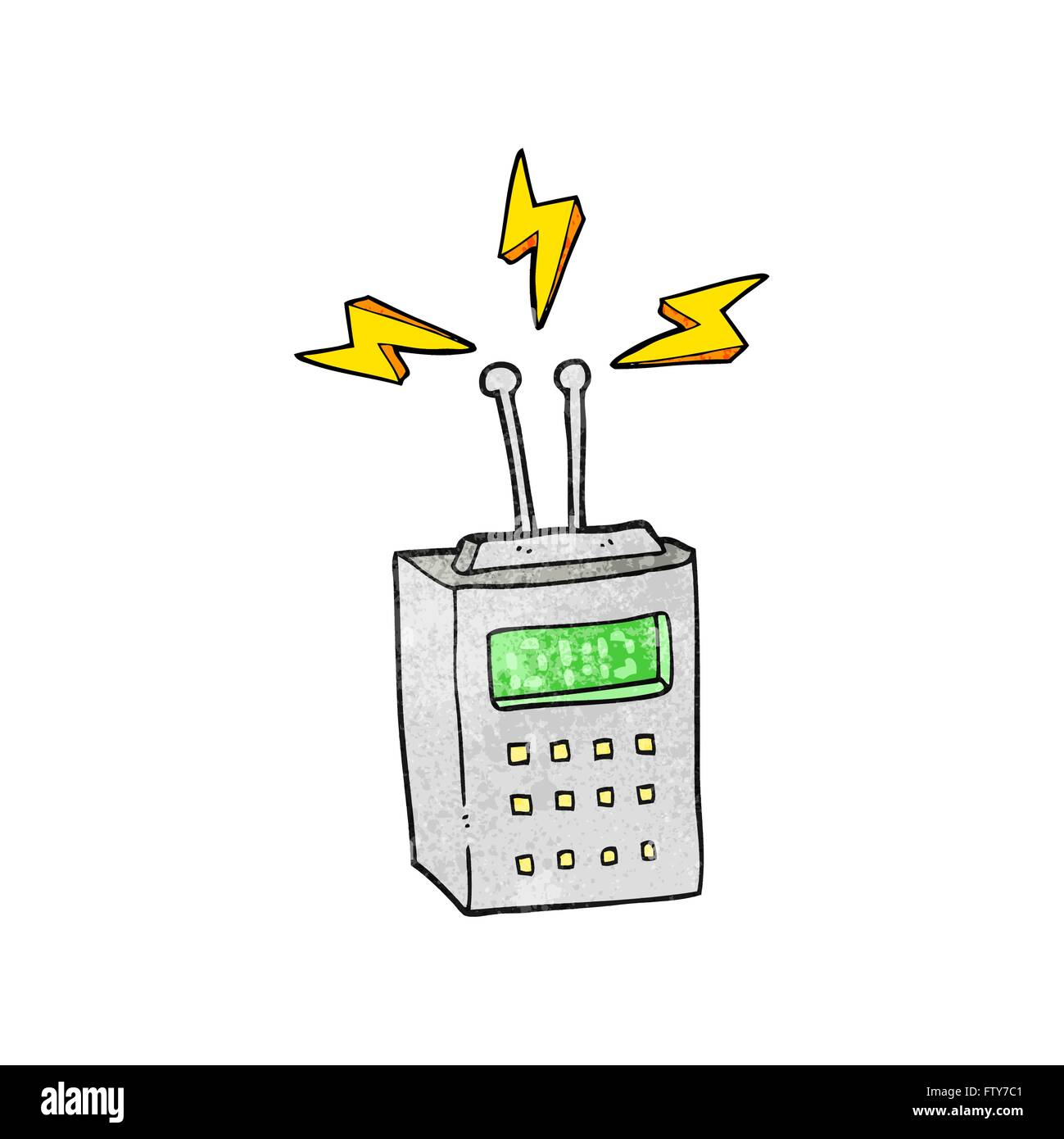 freehand textured cartoon scientific device Stock Vector Image & Art ...