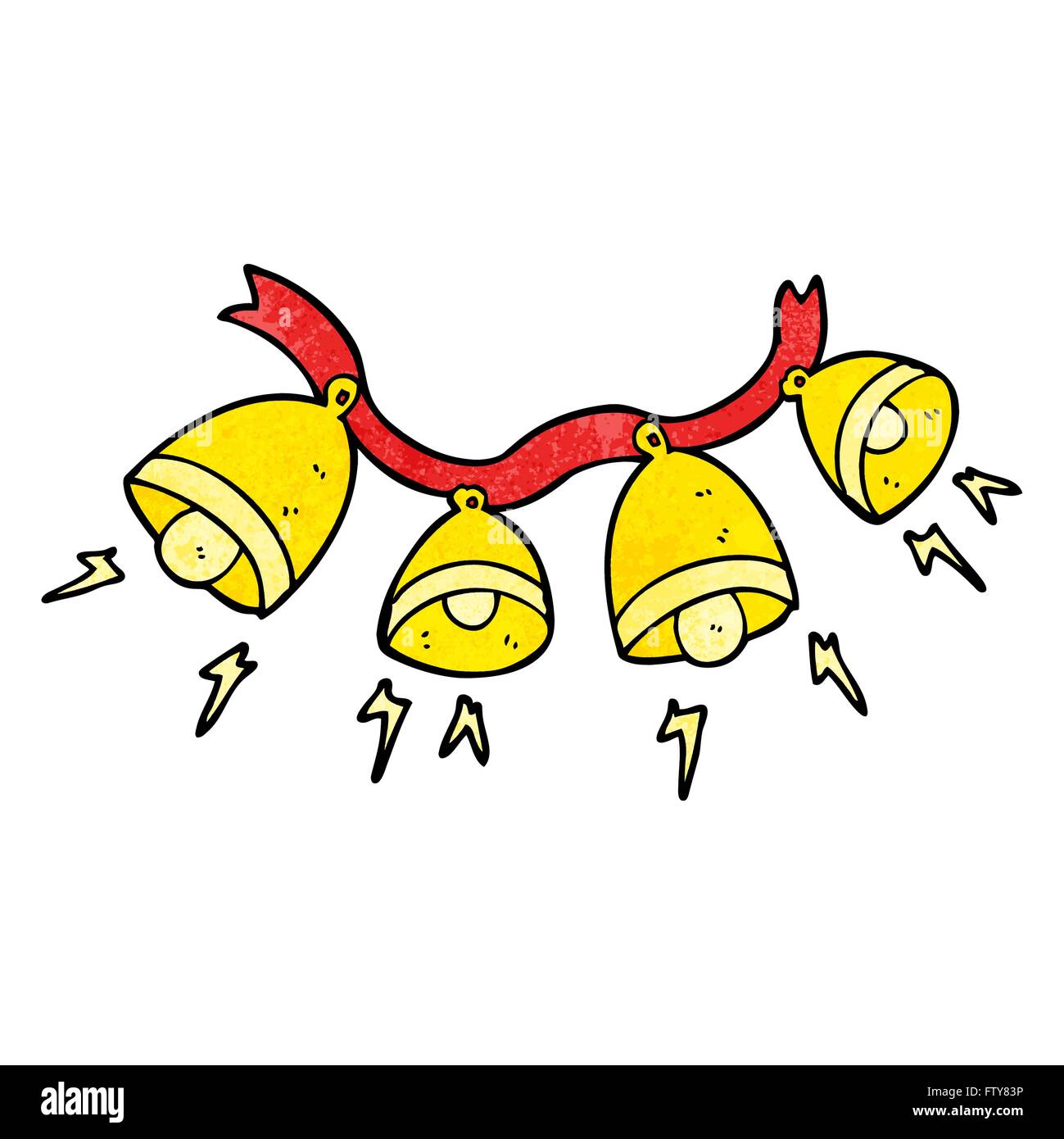 Retro christmas bells clip art Stock Vector Images - Alamy