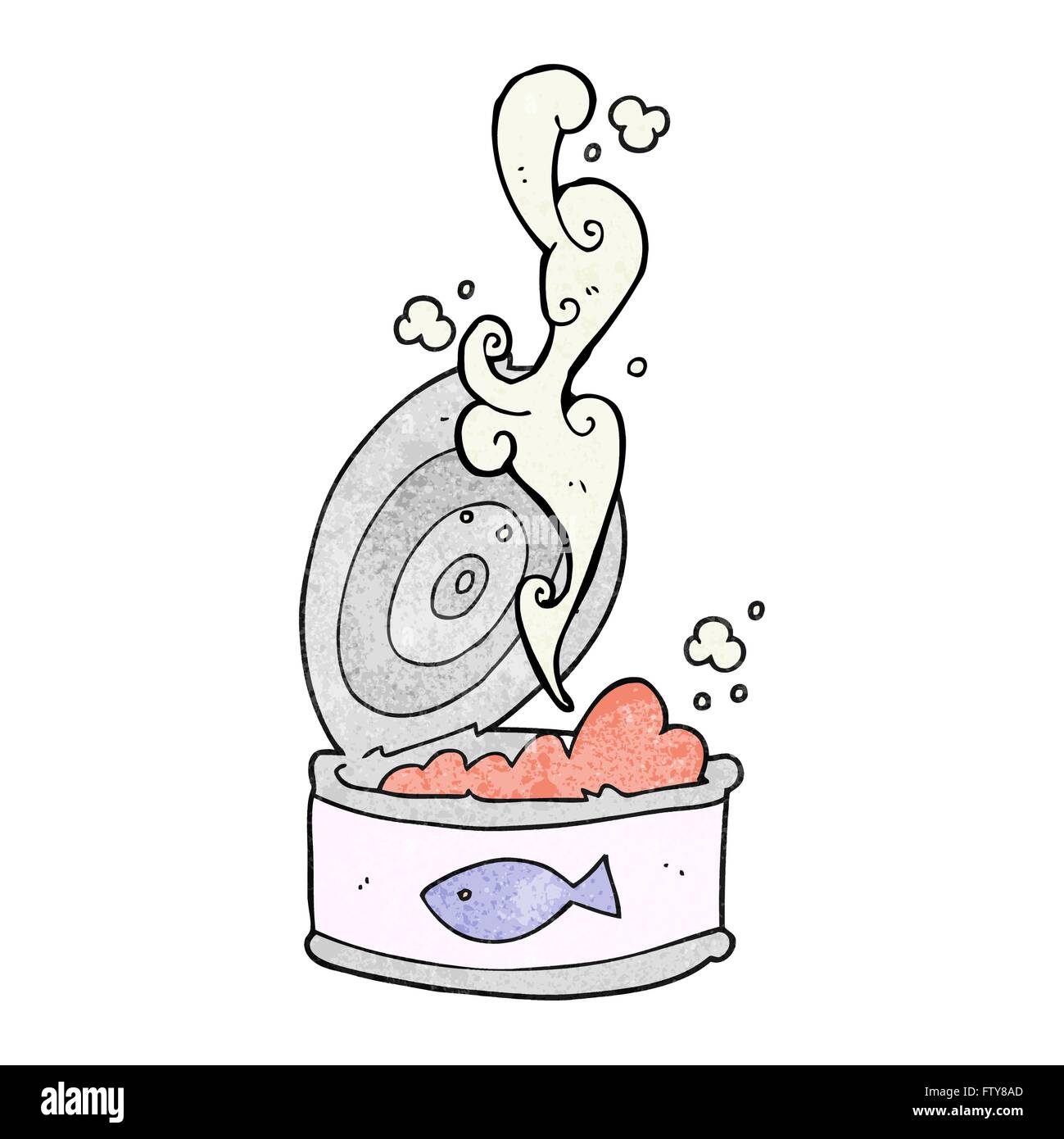 freehand textured cartoon can of tuna Stock Vector Image & Art - Alamy