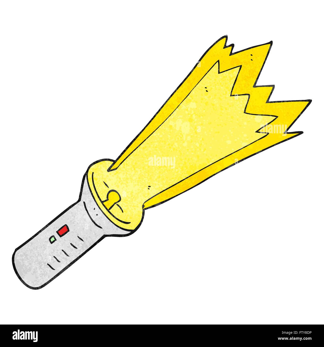 freehand textured cartoon torch Stock Vector Image & Art - Alamy