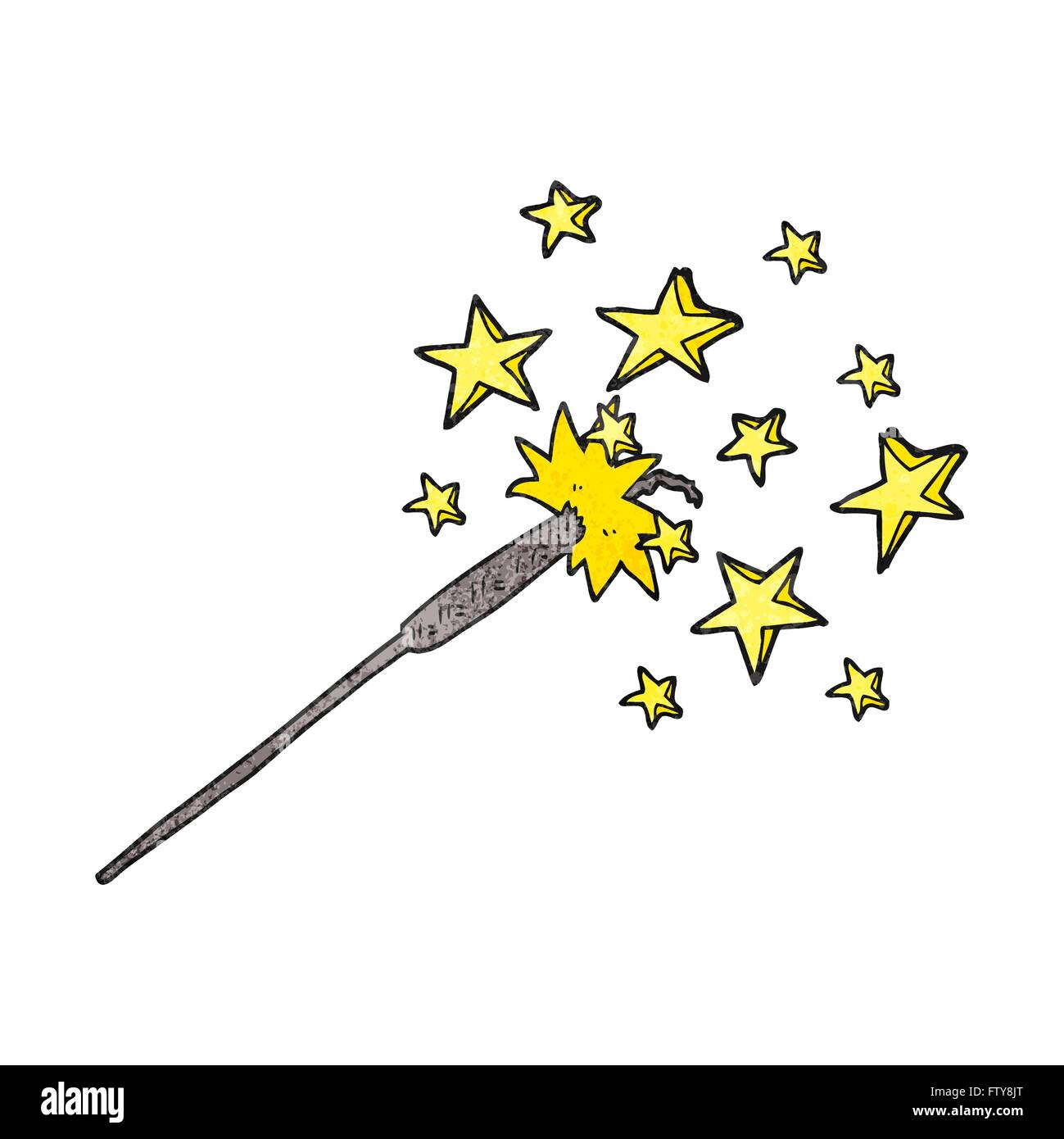 freehand textured cartoon sparkler Stock Vector Image & Art - Alamy