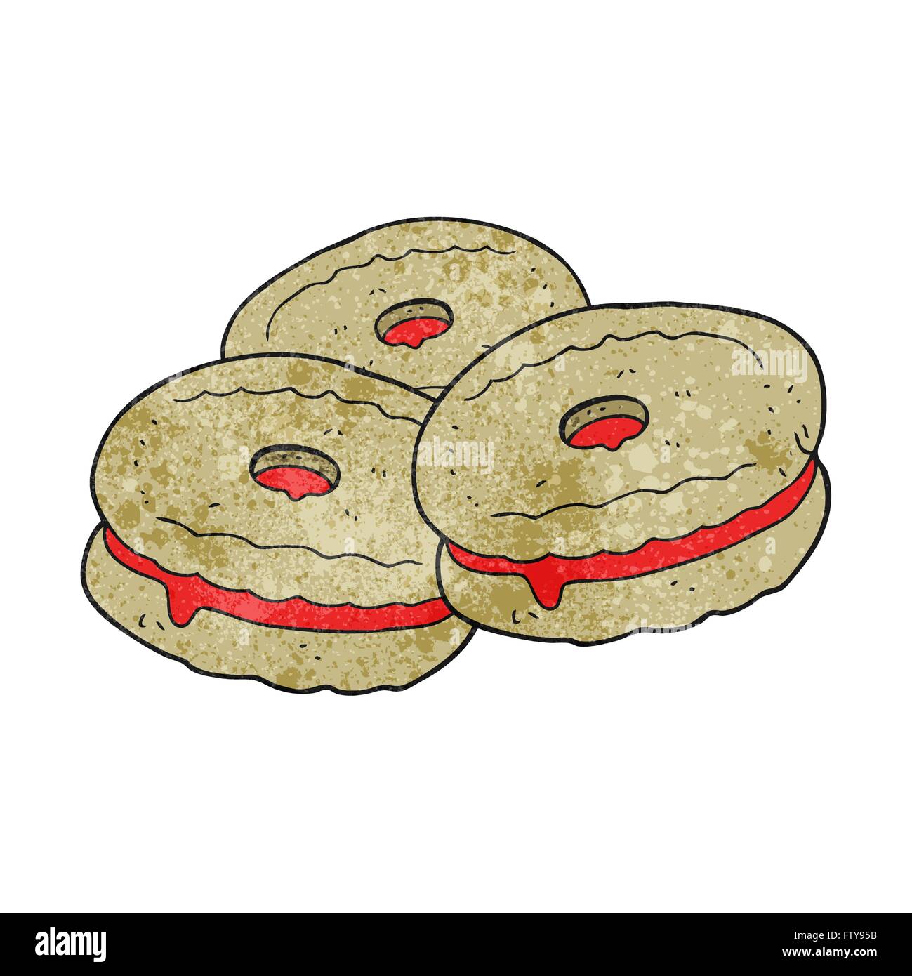 freehand drawn texture cartoon biscuits Stock Vector Image & Art - Alamy