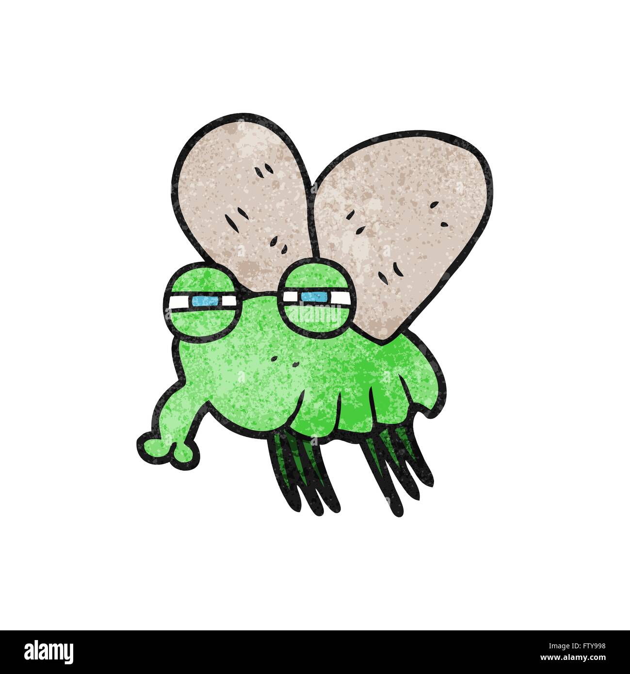 freehand drawn texture cartoon fly Stock Vector Image & Art - Alamy