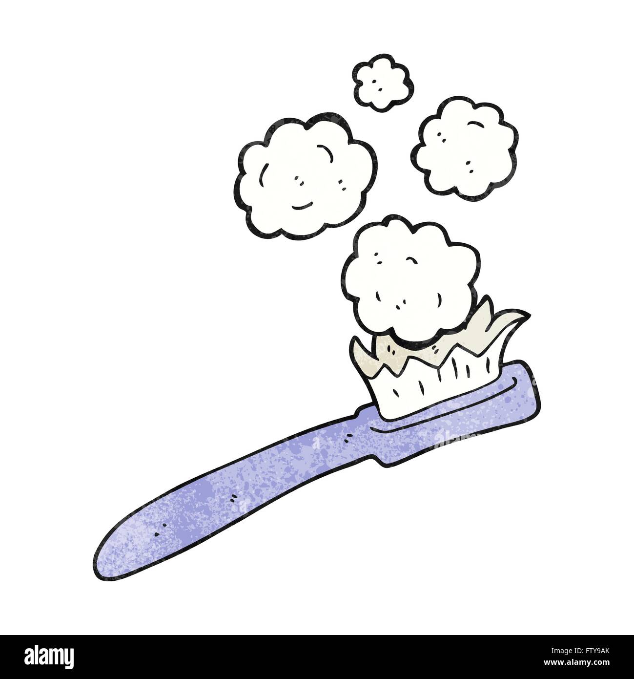 freehand drawn texture cartoon toothbrush Stock Vector Image & Art - Alamy