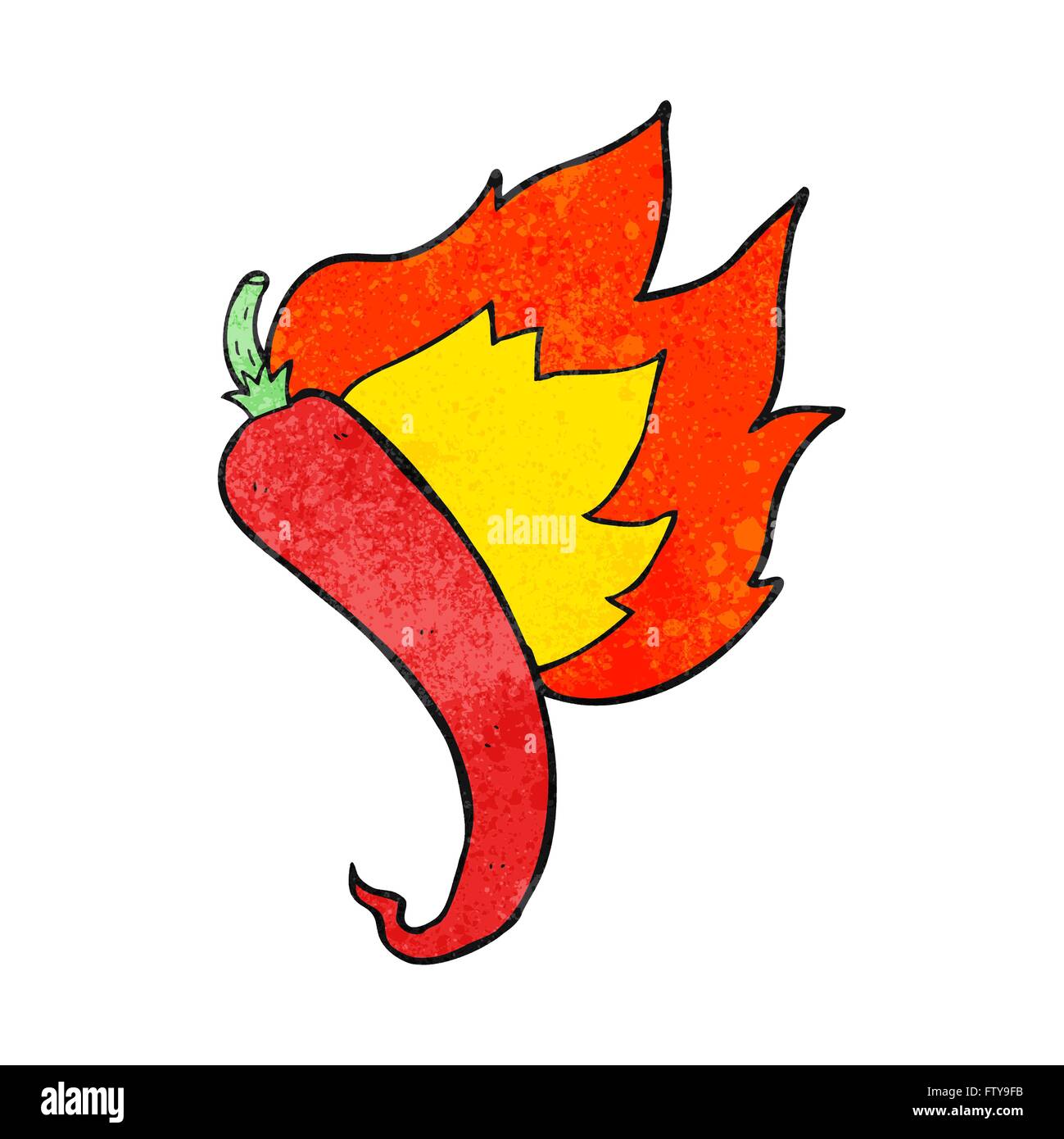 Flaming chilli Stock Vector Images - Alamy