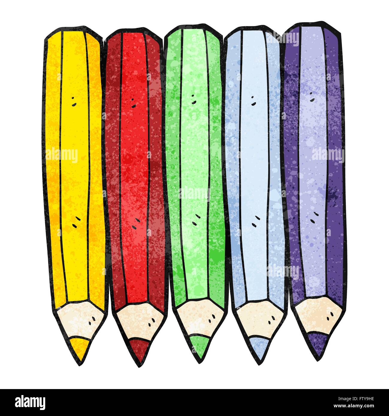 freehand drawn texture cartoon color pencils Stock Vector Image & Art ...