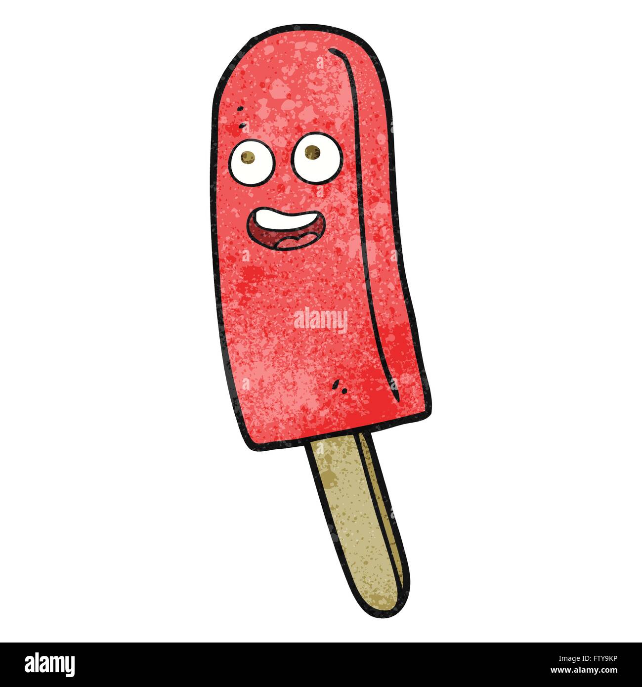 freehand drawn texture cartoon ice lolly Stock Vector Image & Art - Alamy