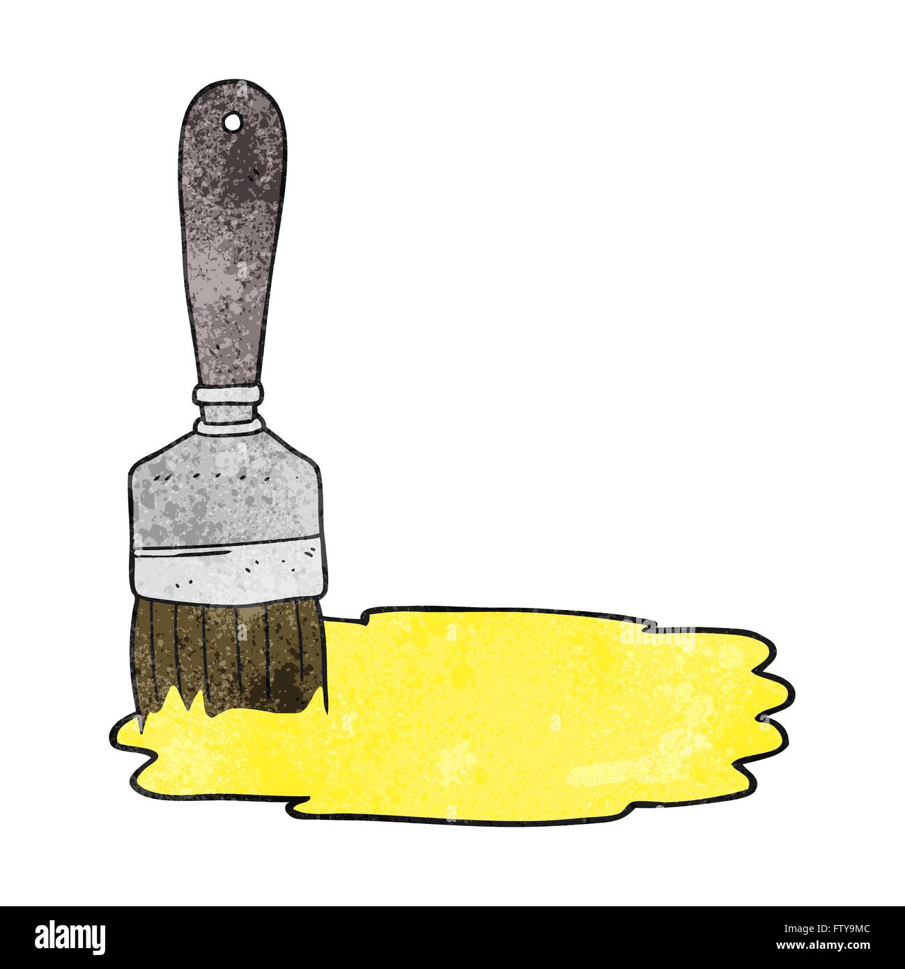 freehand drawn texture cartoon paint brush Stock Vector Image & Art - Alamy