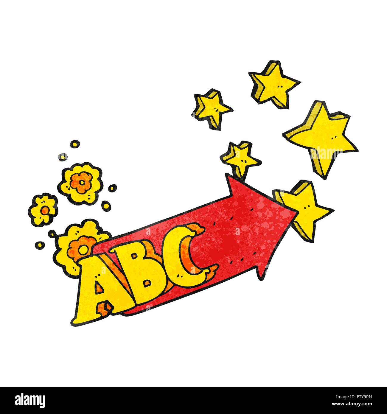 freehand drawn texture cartoon ABC symbol Stock Vector Image & Art - Alamy