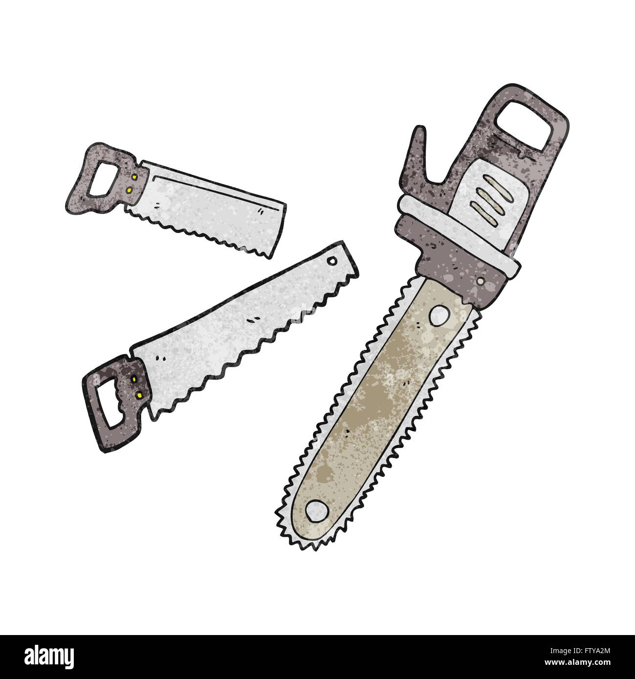 freehand texture cartoon drawing of saws Stock Vector Image & Art - Alamy