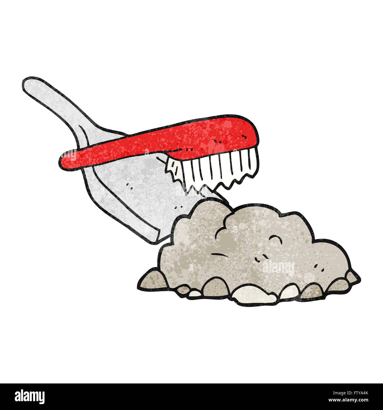 Freehand drawn cartoon dustpan brush hi-res stock photography and ...