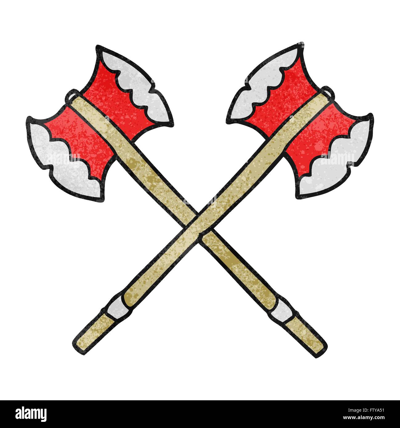 freehand drawn texture cartoon axes Stock Vector Image & Art - Alamy