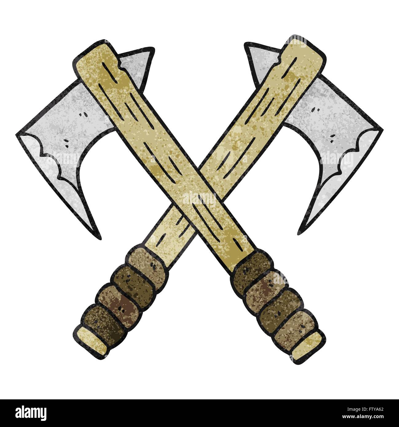 freehand drawn texture cartoon axes Stock Vector Image & Art - Alamy