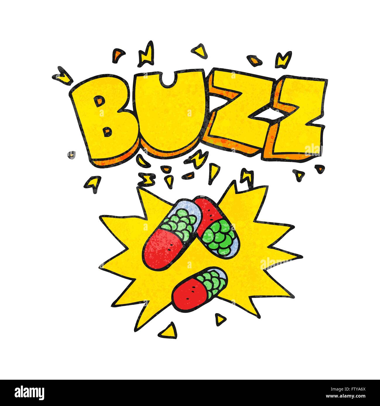 freehand drawn texture cartoon stimulant pills Stock Vector Image & Art ...