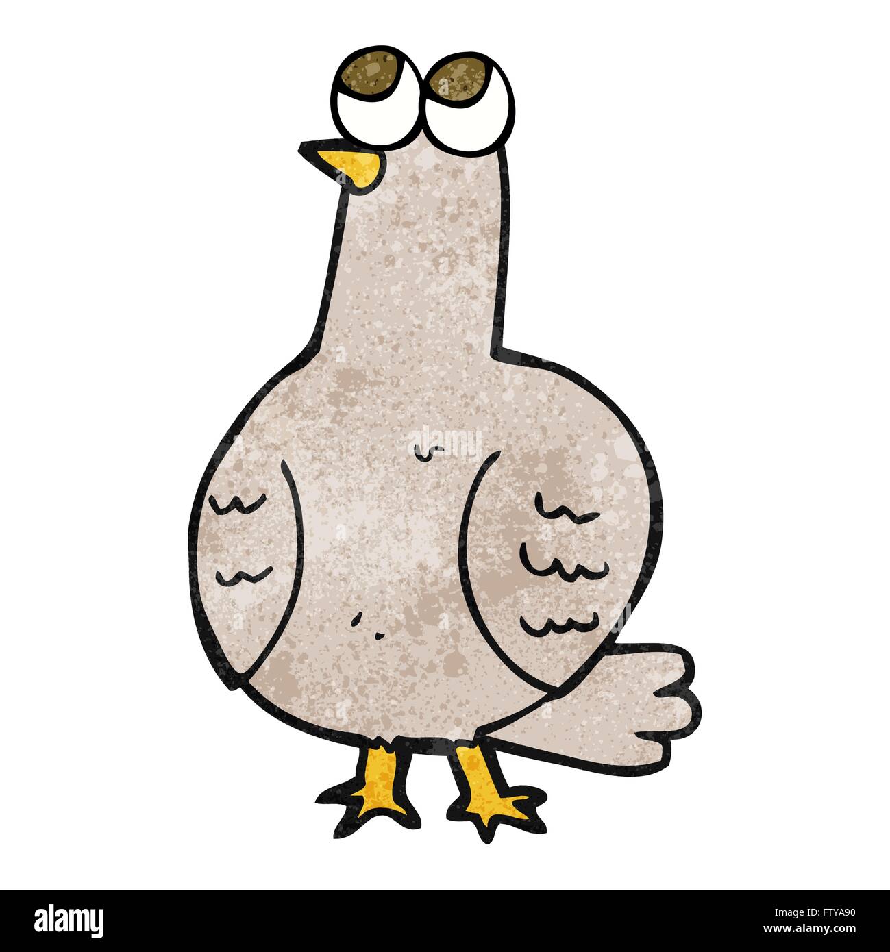 freehand drawn texture cartoon bird Stock Vector Image & Art - Alamy