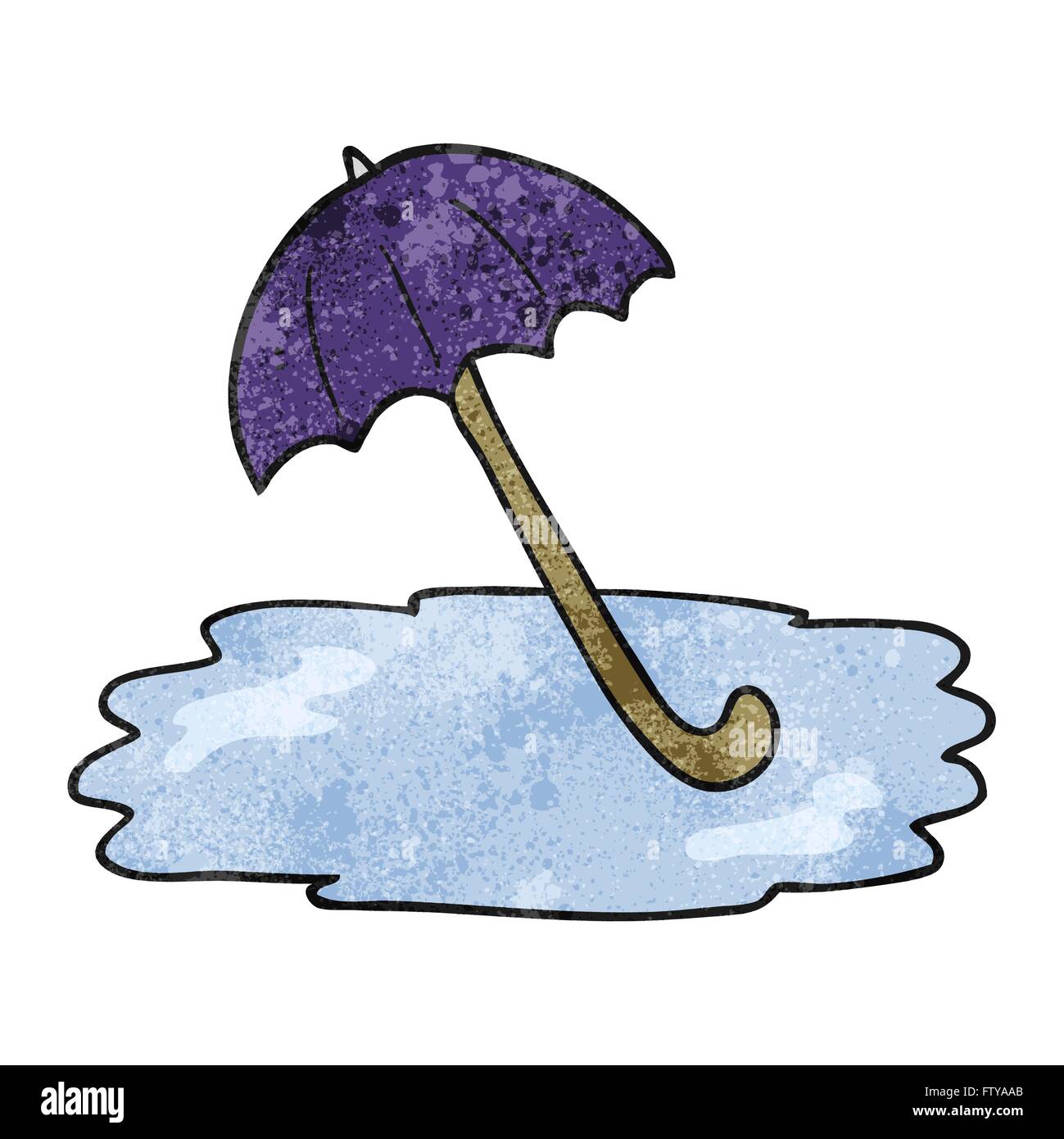 Freehand drawn cartoon umbrella hi-res stock photography and images - Alamy