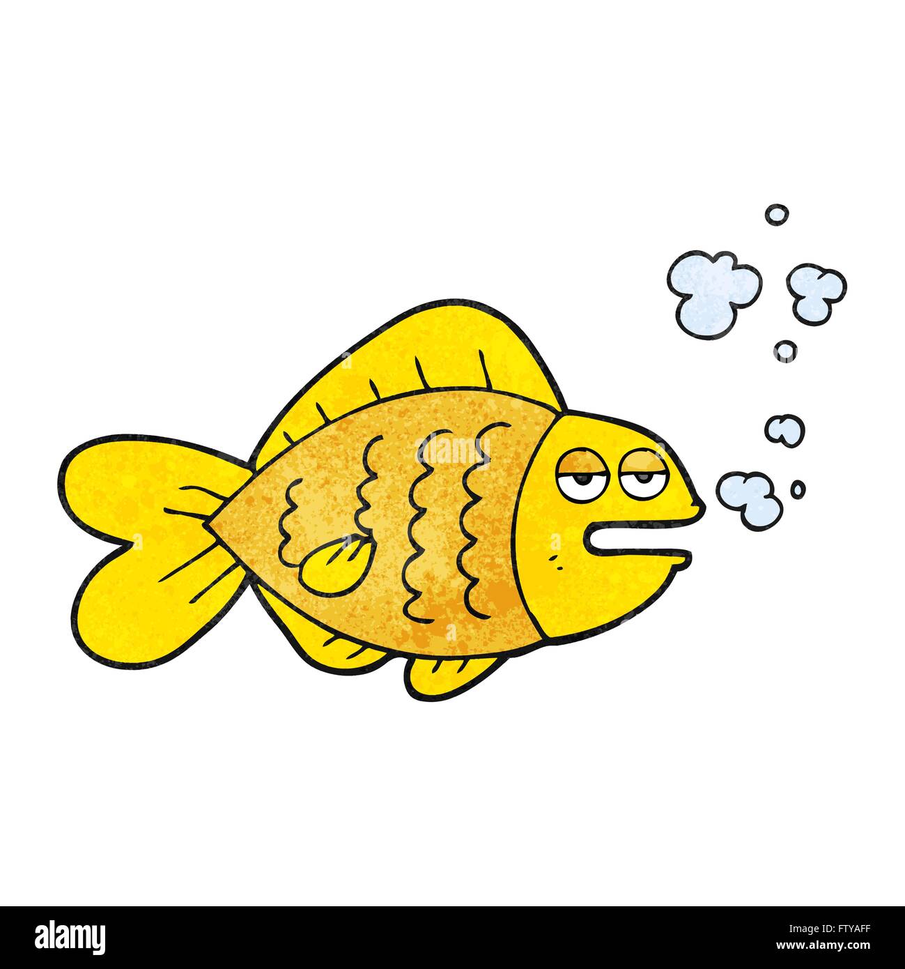 freehand drawn texture cartoon funny fish Stock Vector Image & Art - Alamy