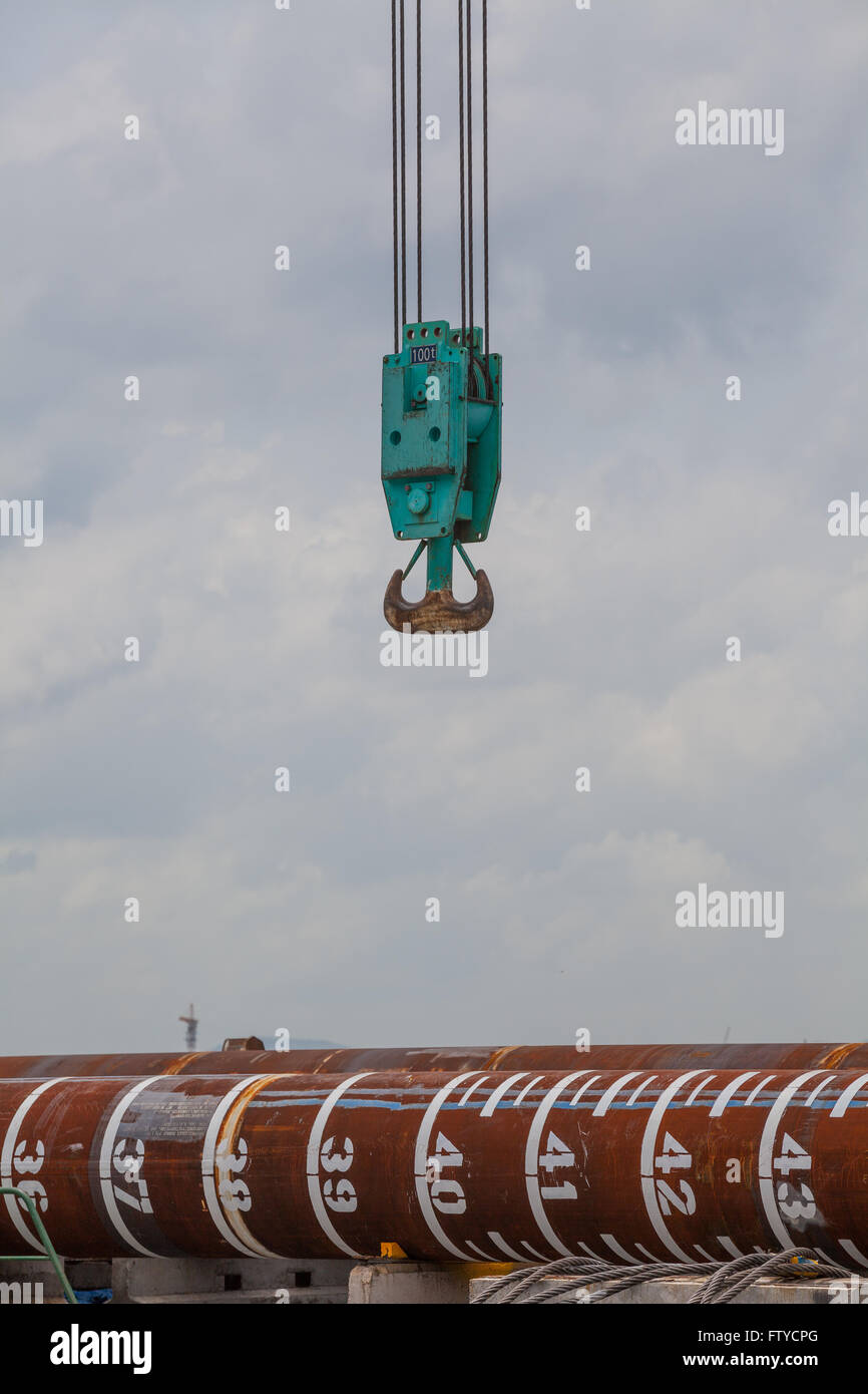 Offshore Oil Rig Crane Lerval High Resolution Stock Photography and ...