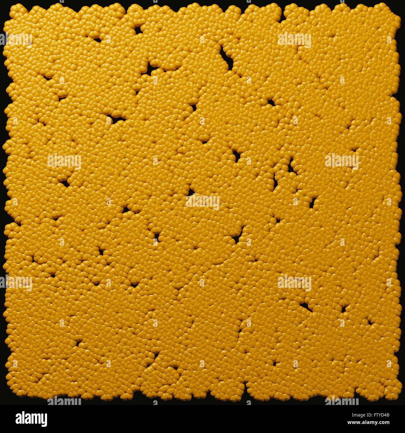 pattern of simple geometrical bubble shapes 3d illustration Stock Photo ...