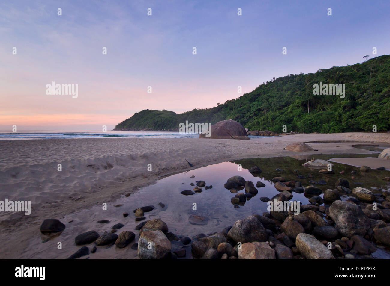 Blue sea swash sunrise hi-res stock photography and images - Alamy