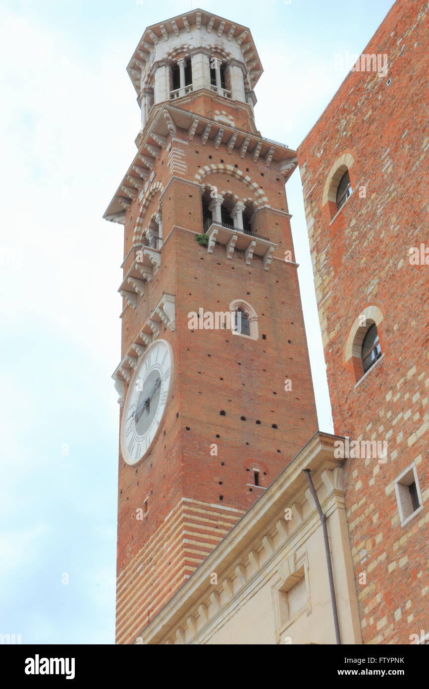 Torre dei lamberti medieval city hi-res stock photography and images ...