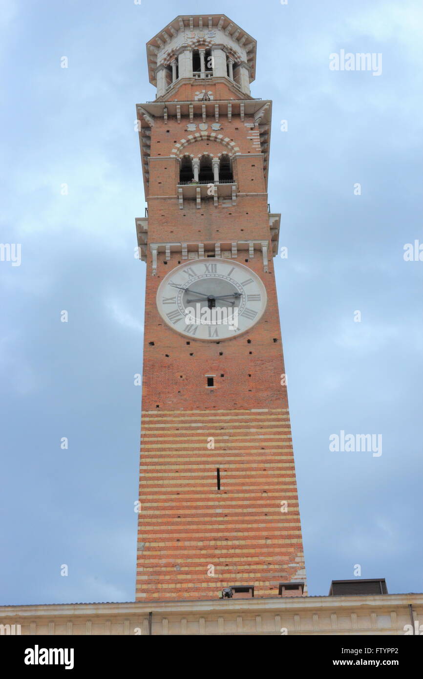 Torre dei lamberti medieval city hi-res stock photography and images ...