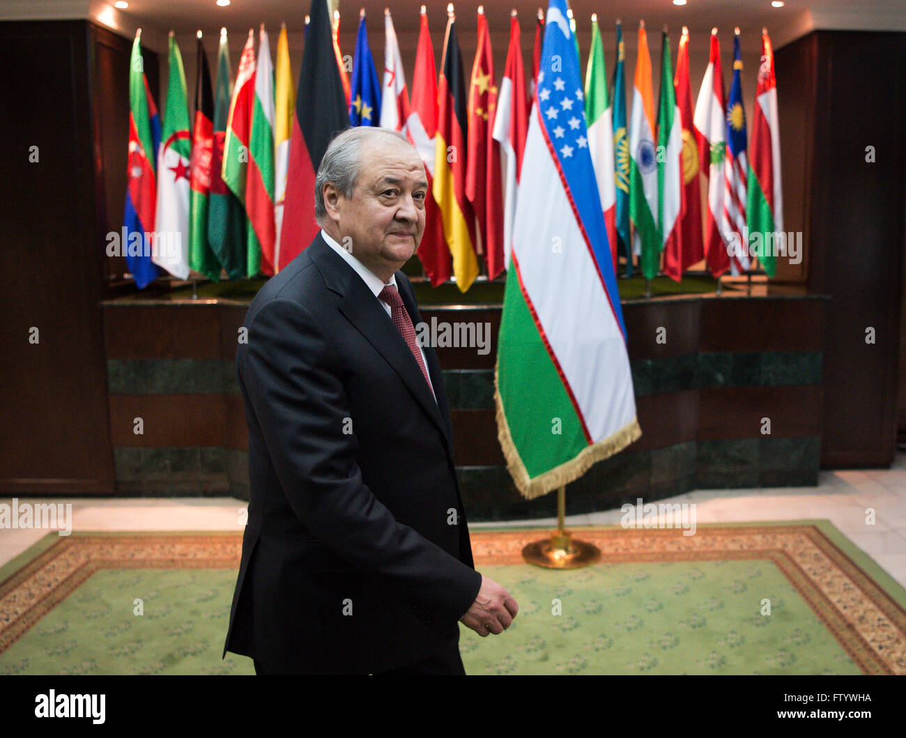 Tashkent, Uzbekistan. 30th Mar, 2016. Uzbekistan's foreign minister ...