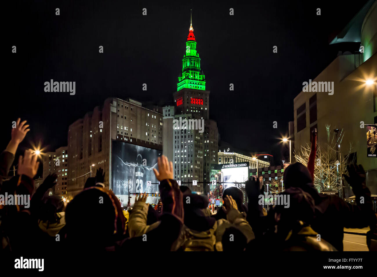 Cleveland, United States. 29th Dec, 2015. Protesters took the streets ...