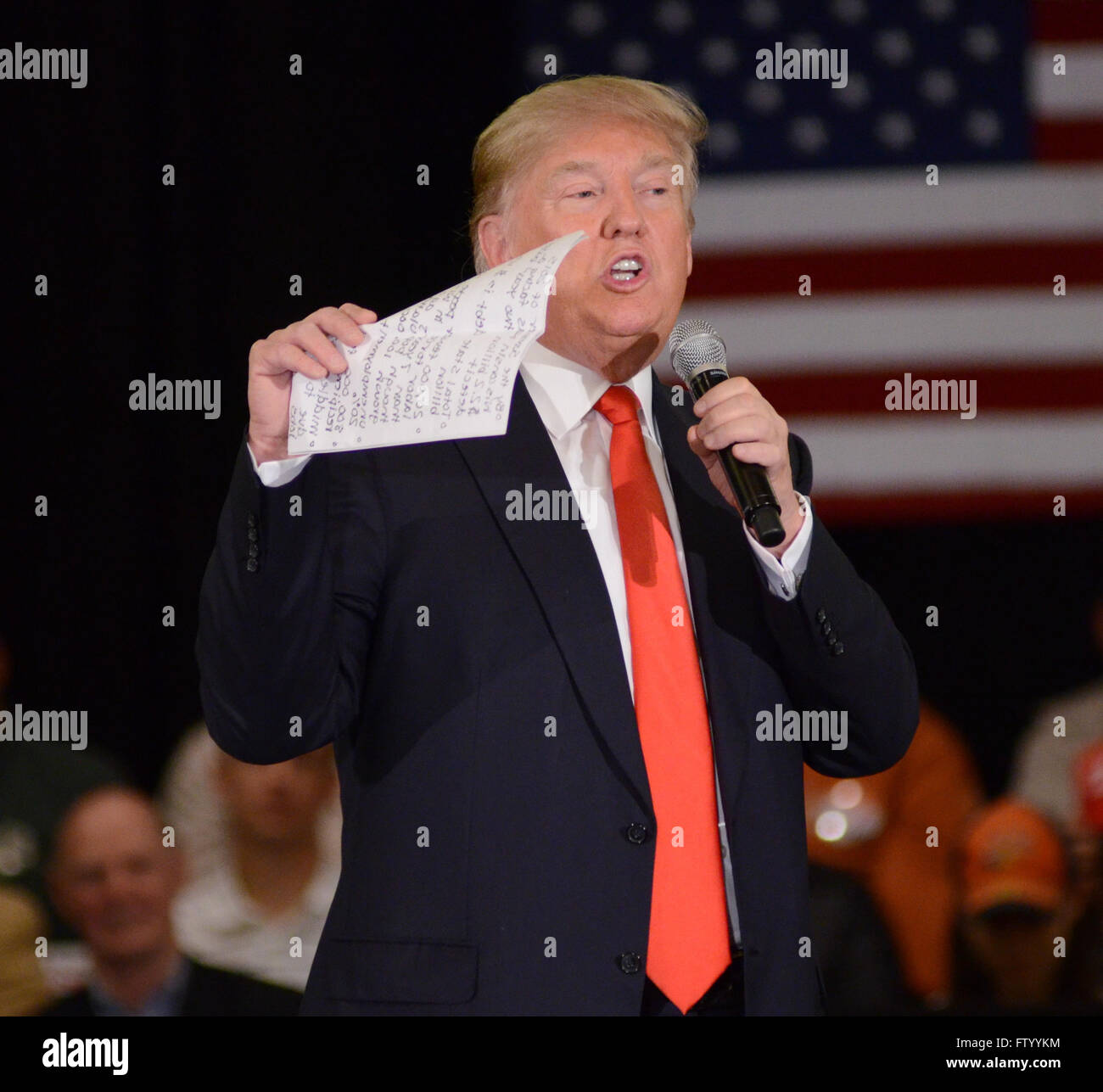 Appleton, WI, USA. 30th Mar, 2016. Republican presidential candidate ...
