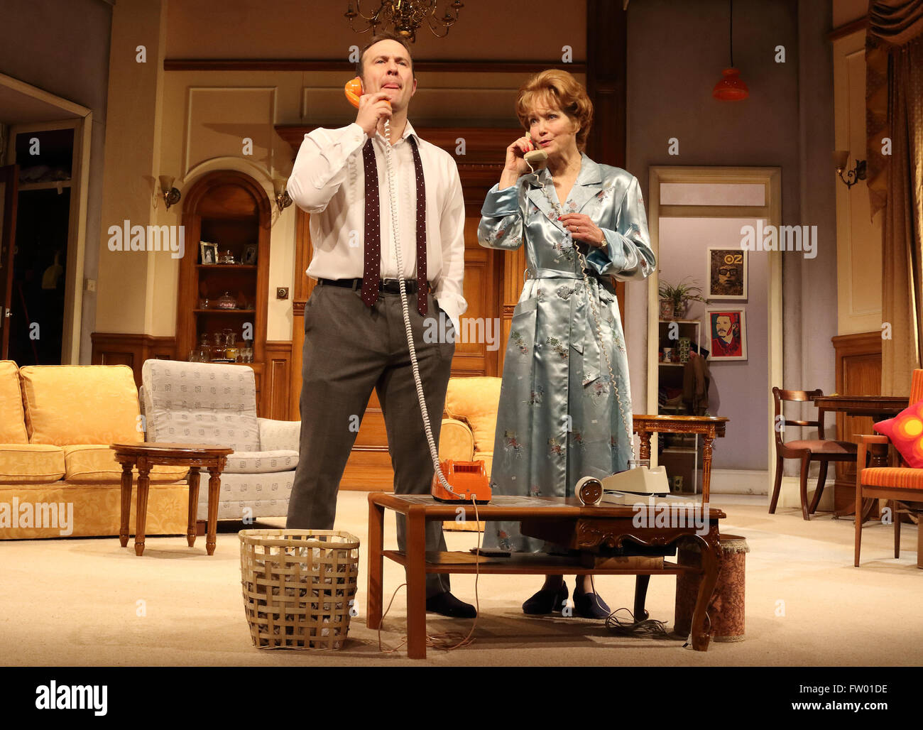 London, UK. 30th March, 2016. Nicholas Le Prevost as 'Frank Foster' and ...