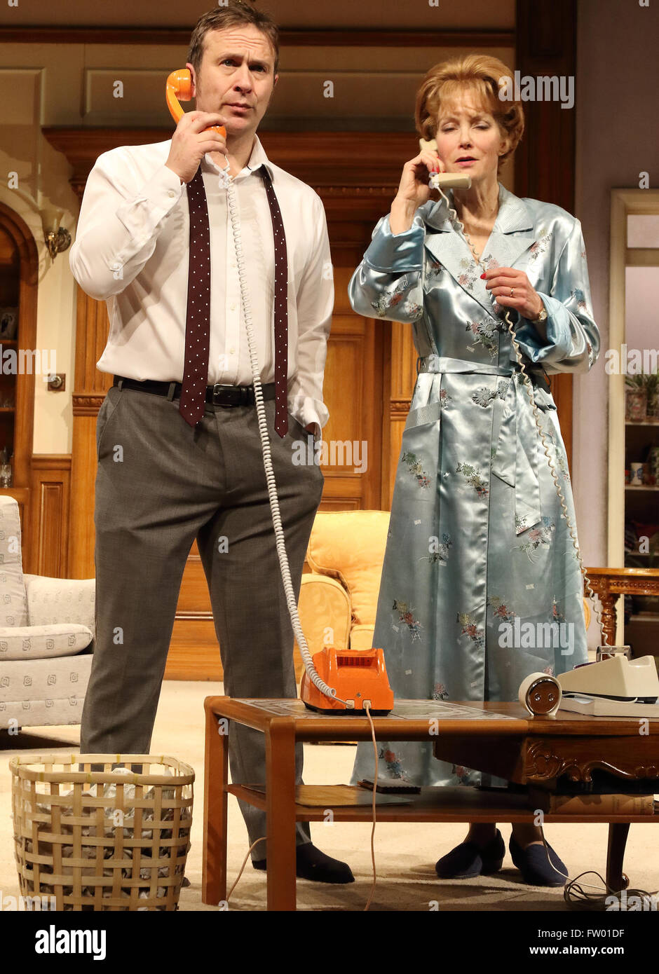 London, UK. 30th March, 2016. Nicholas Le Prevost as 'Frank Foster' and ...