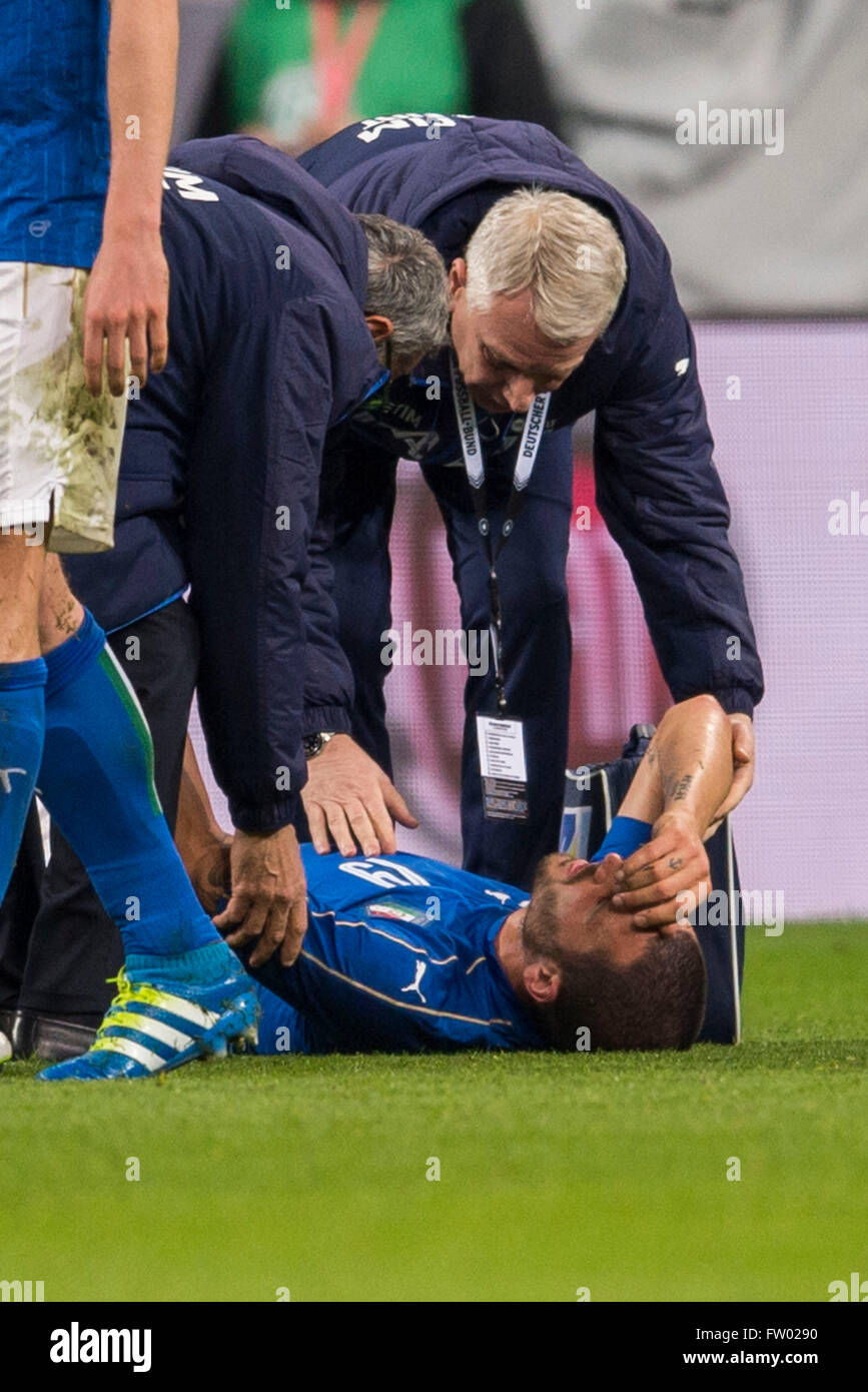Munich, Germany. 29th Mar, 2016. Leonardo Bonucci (ITA) Football/Soccer ...