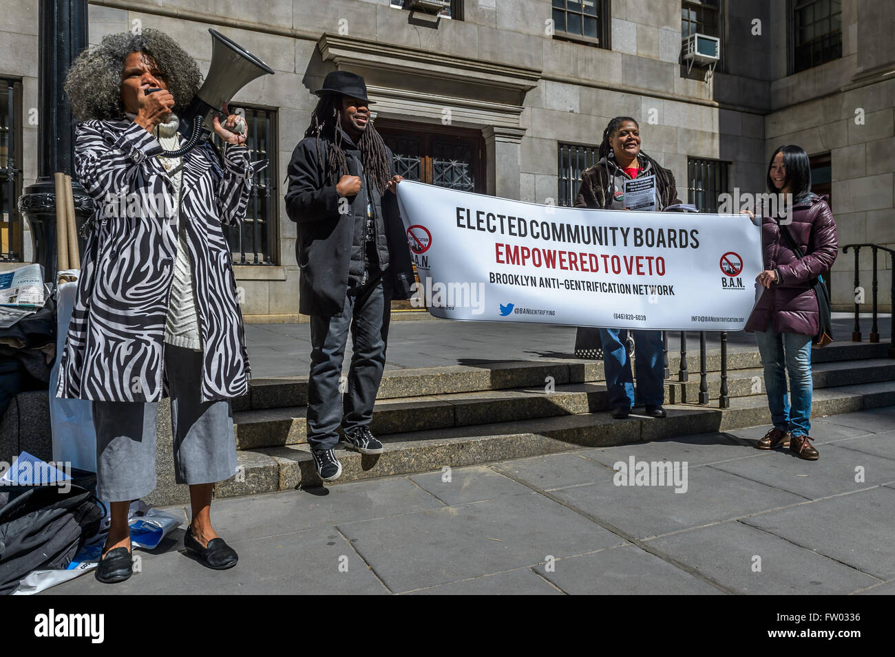 Brooklyn, United States. 30th Mar, 2016. Brooklyn resident Alicia Boyd ...