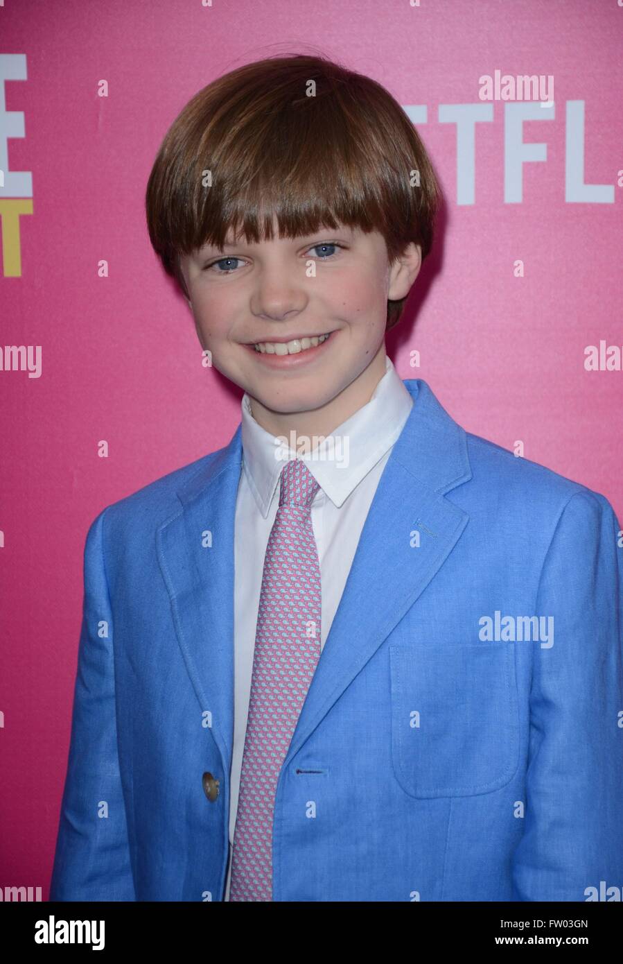 New York, NY, USA. 30th Mar, 2016. Tanner Flood at arrivals for UNBREAKABLE KIMMY SCHMIDT Season ...