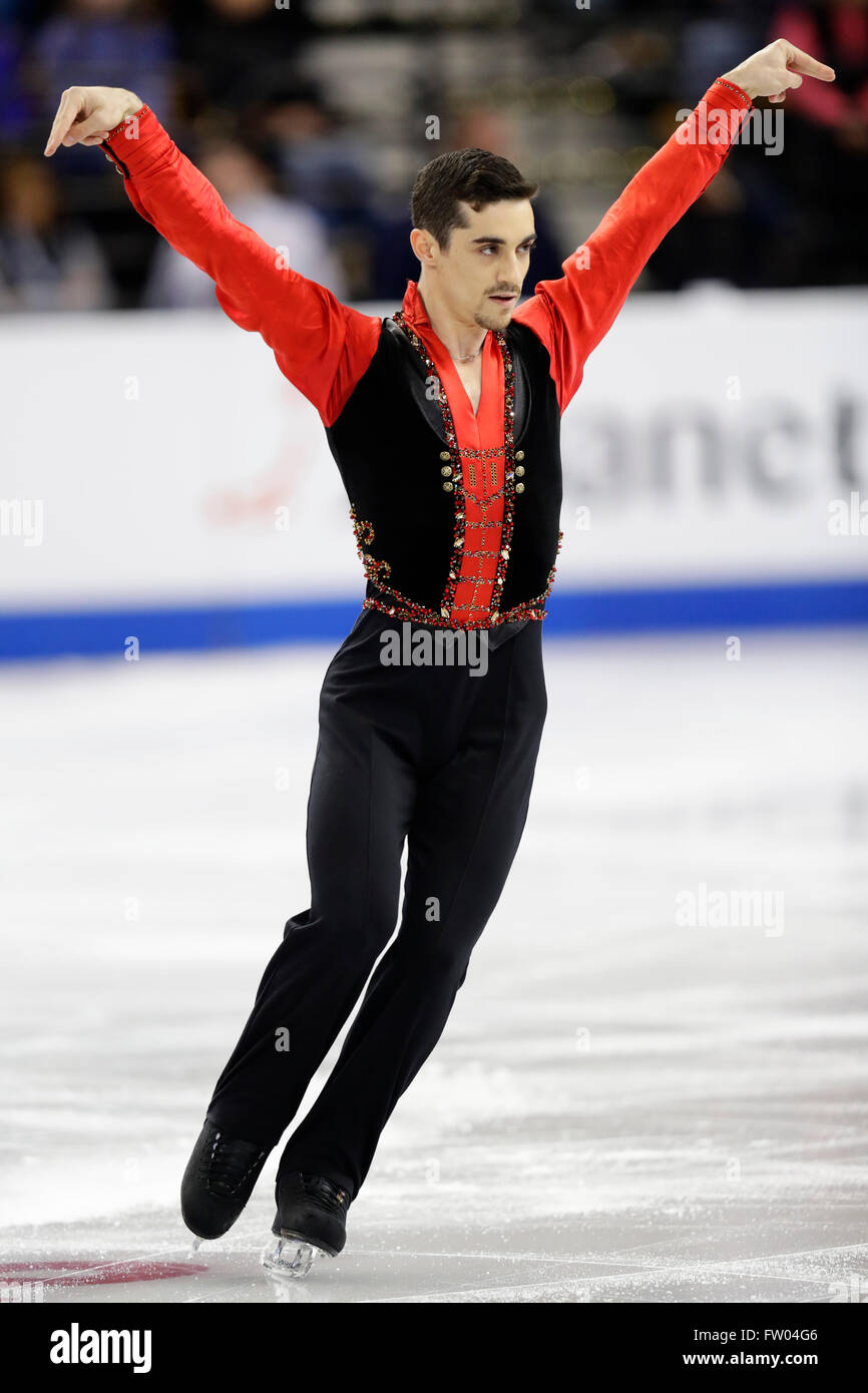 Boston, Massachusetts, USA. 30th Mar, 2016. Javier Fernandez (ESP ...