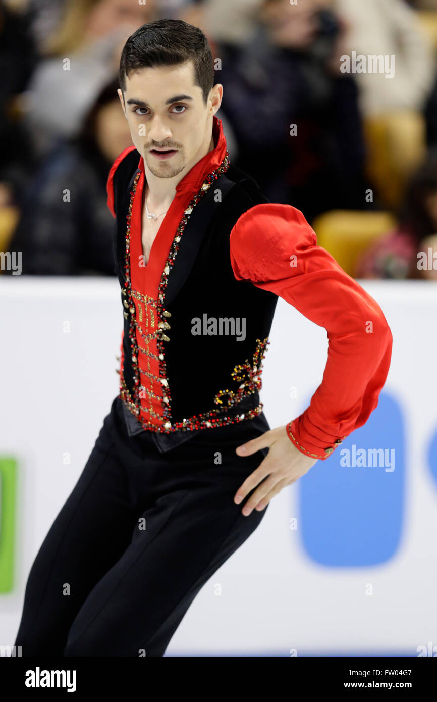 Boston, Massachusetts, USA. 30th Mar, 2016. Javier Fernandez (ESP ...