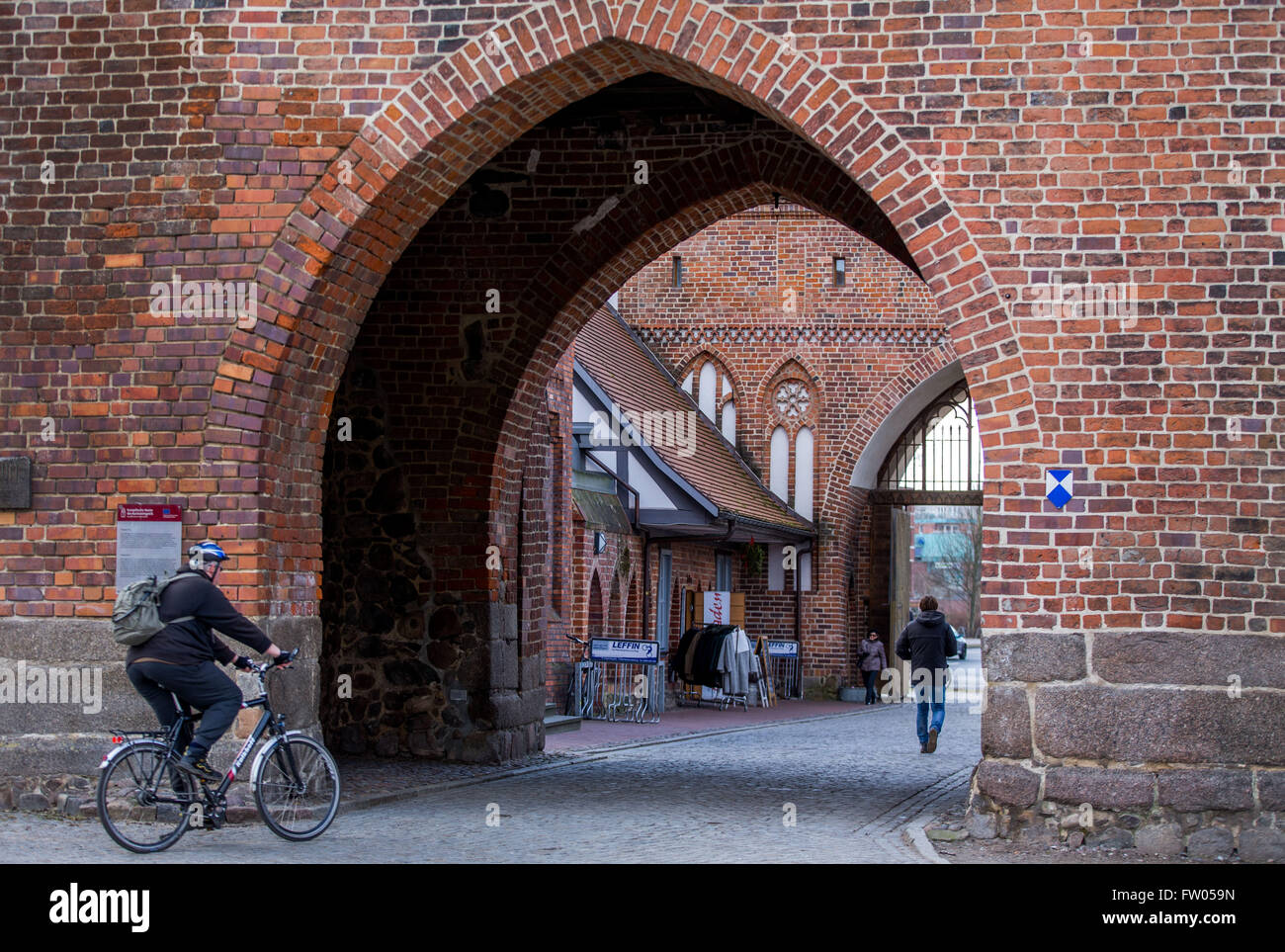 The 32-meters-high Treptow Gate, built in 1400, is the tallest and most ...