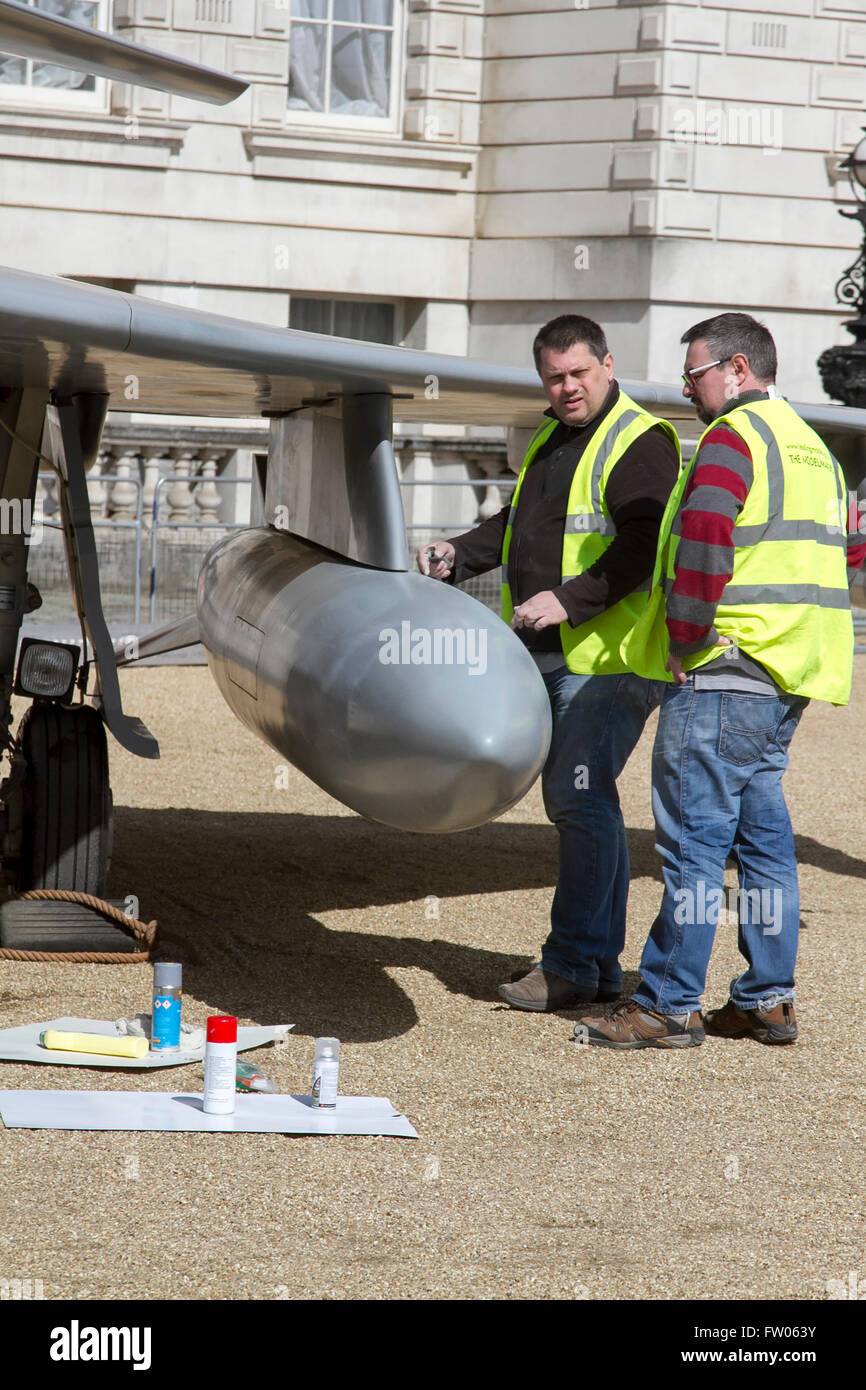 London,UK. 31st March 2016. The RAF Museum displays aircraft from WW1 ...