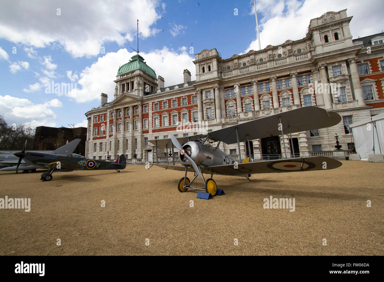 London,UK. 31st March 2016. The RAF Museum displays aircraft from WW1 ...