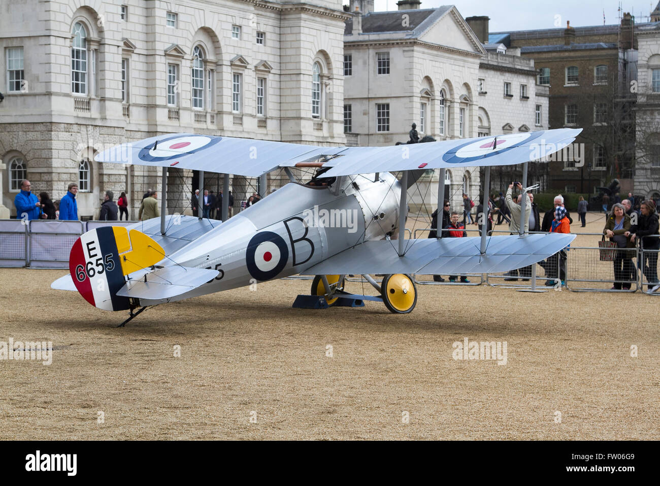 London,UK. 31st March 2016. The RAF Museum displays aircraft from WW1 ...