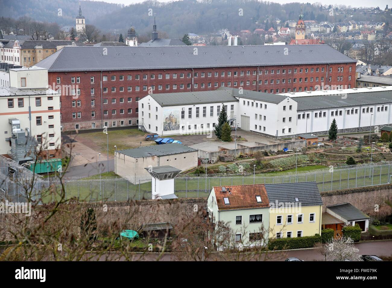 Waldheim, Germany. 31st Mar, 2016. View of the correctional facility in ...