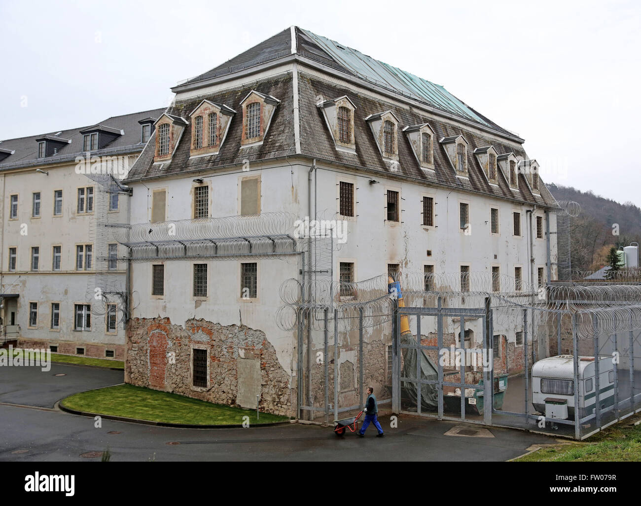The historical inmate hospital (building 5) of the correctional ...